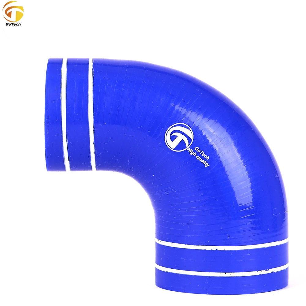Gotech 90 Degree Elbow Silicone Coupler Hose Reducer Intercooler Turbo ...
