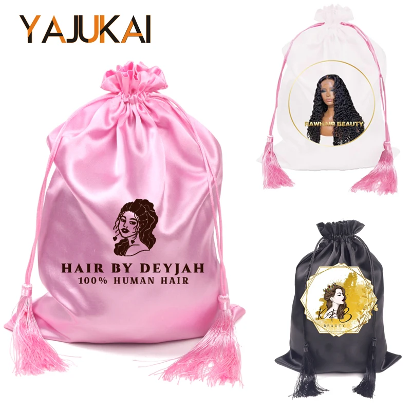 5Pcs Custom Wig Packaging With Logo Luxury Hair Bundle Packaging With ...