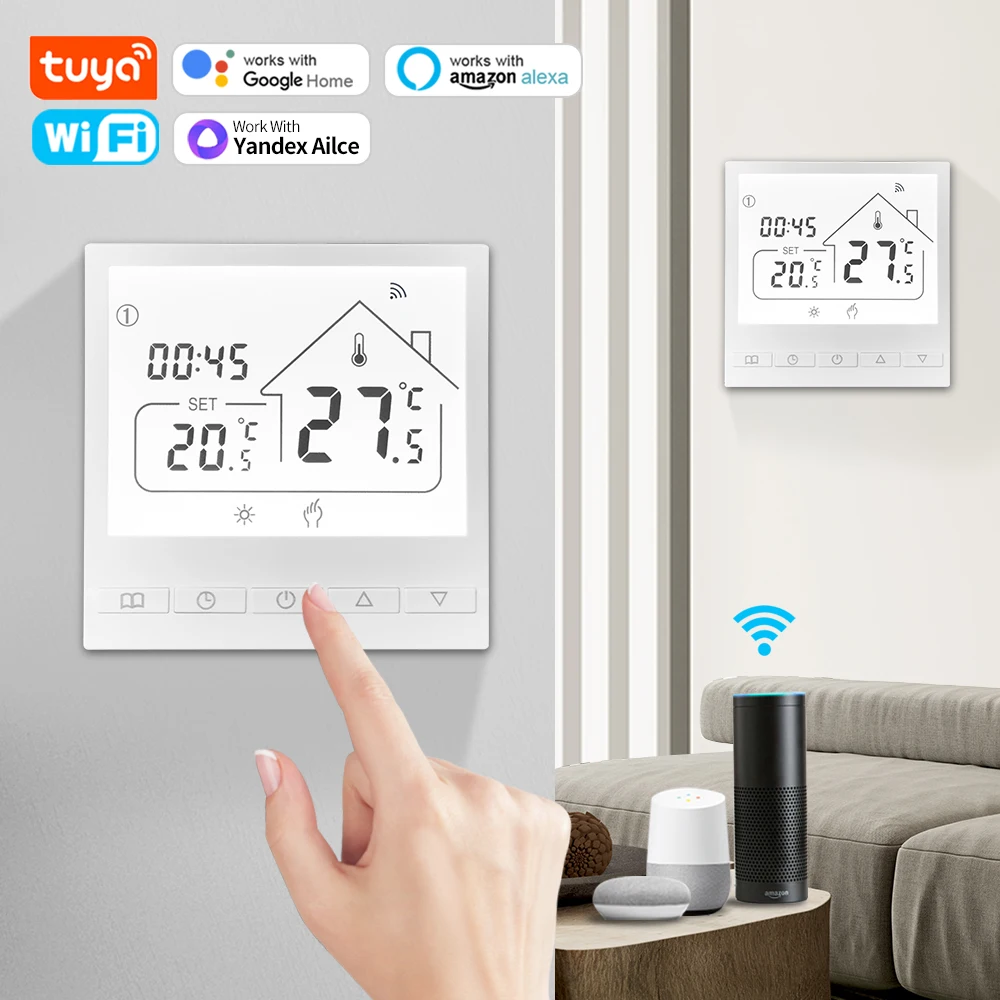 Termostato-inteligente-con-WiFi-para-calefacci-n-de-suelo-controlador-de-temperatura-Digital ...
