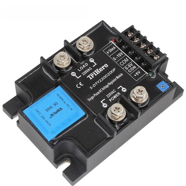 200A-single-phase-SCR-Thyristor-Power-controller-regulator-SSR-4-20mA-0 ...