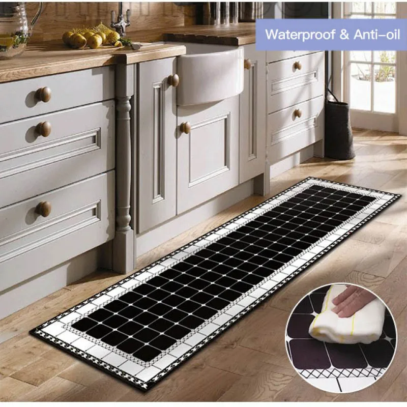 Household non-slip absorbent floor mats kitchen floor mats entrance ...