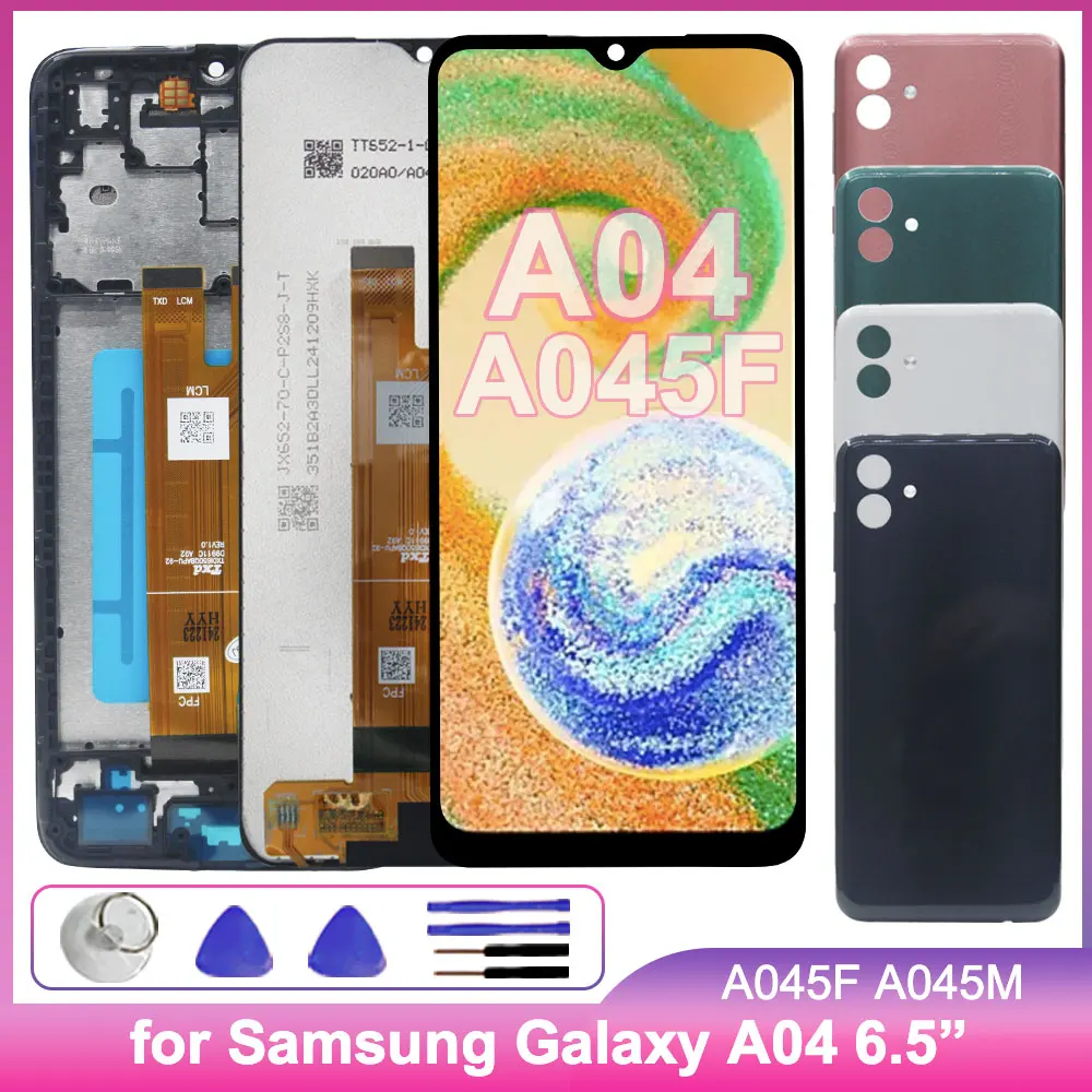 A04 A045 6.5" LCD for Samsung Galaxy A04 Display Touch Screen ...