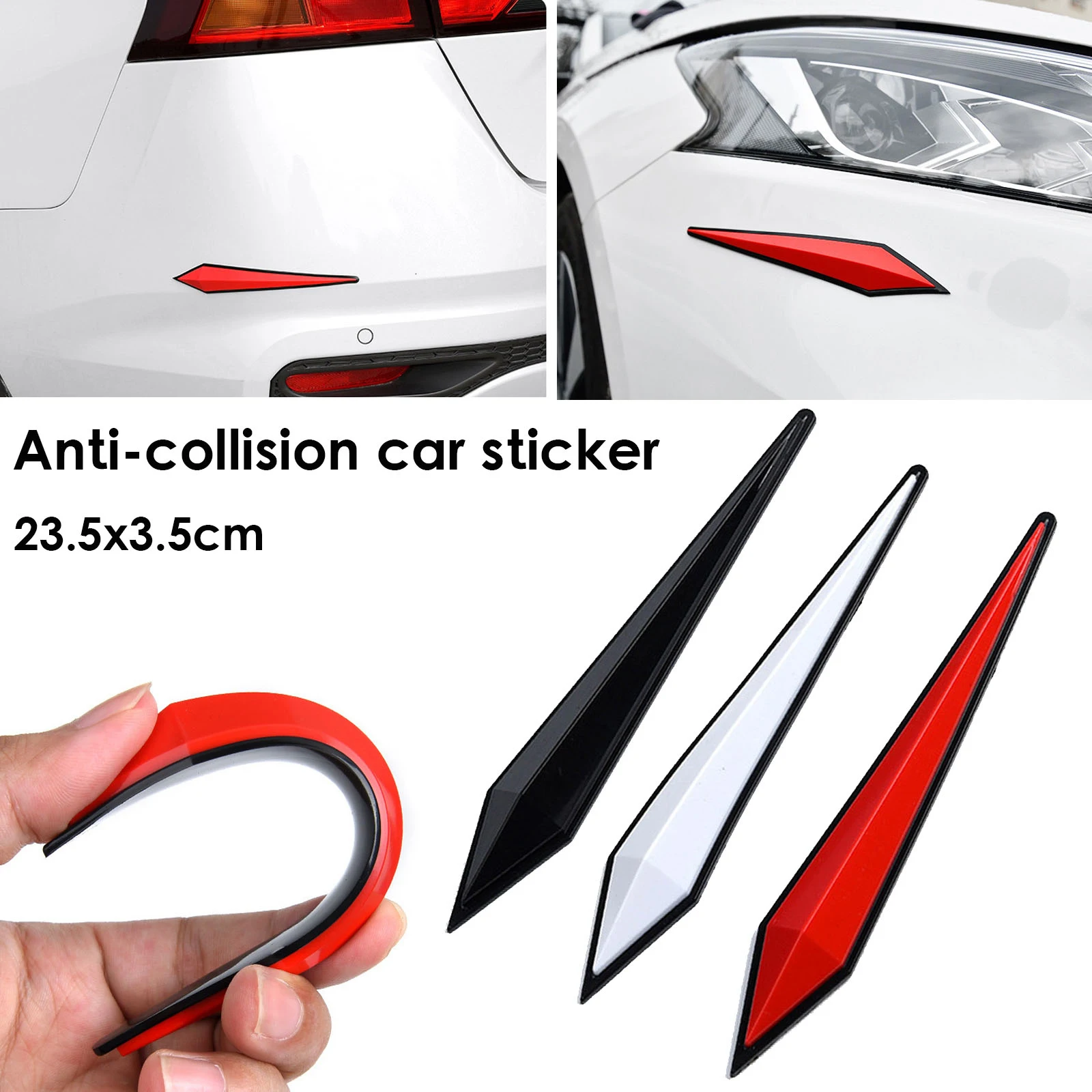 Car-Carbon-Fiber-Styling-Mouldings-Auto-Protection-Front-Rear-Decor ...