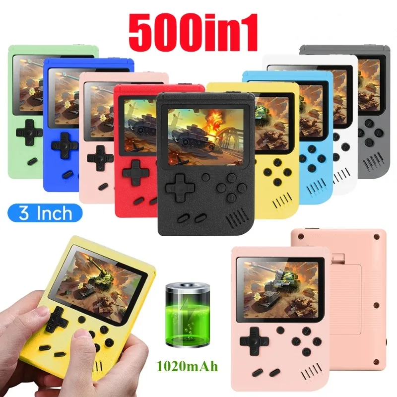 Mini-consola-de-videojuegos-port-til-Retro-500-en-1-reproductor-de ...