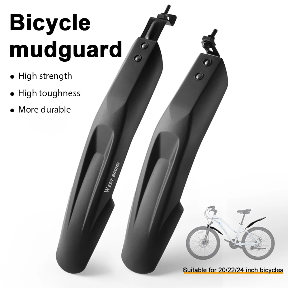 Bicycle Mudguard Set Extended And Widened Mountain Bike Quick Release ...