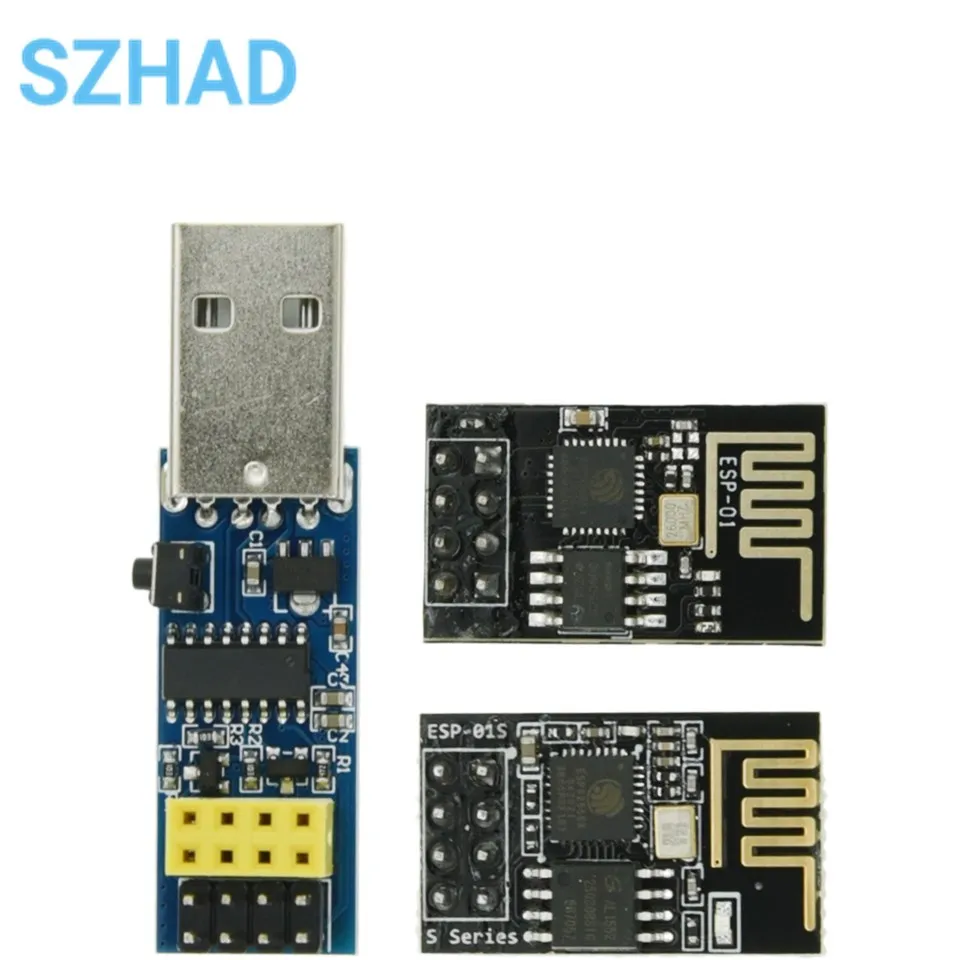 ESP8266 CP2104 CH340 USB to serial chip ESP-01 ESP-01S WIFI module ...