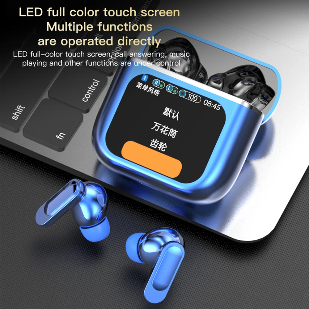 New-LED-Touchscreen-SE60-Wireless-Bluetooth-Headphone-TWS-Earphones ...