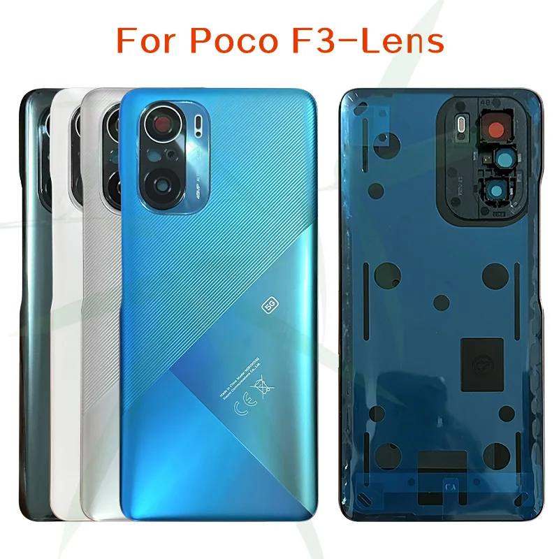 Original-For-Xiaomi-POCO-F3-5G-Battery-Door-Cover-For-poco-F3-Glass ...