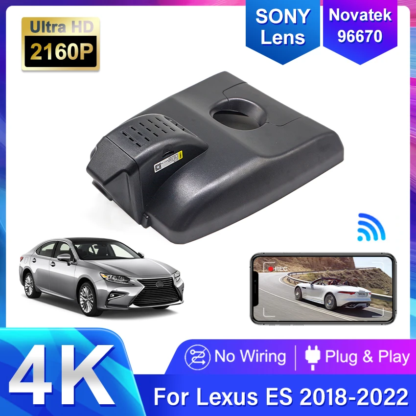 4K-2160P-Dash-Cam-Car-DVR-Camera-Wifi-Video-Recorder-For-Lexus-ES-ES330 ...