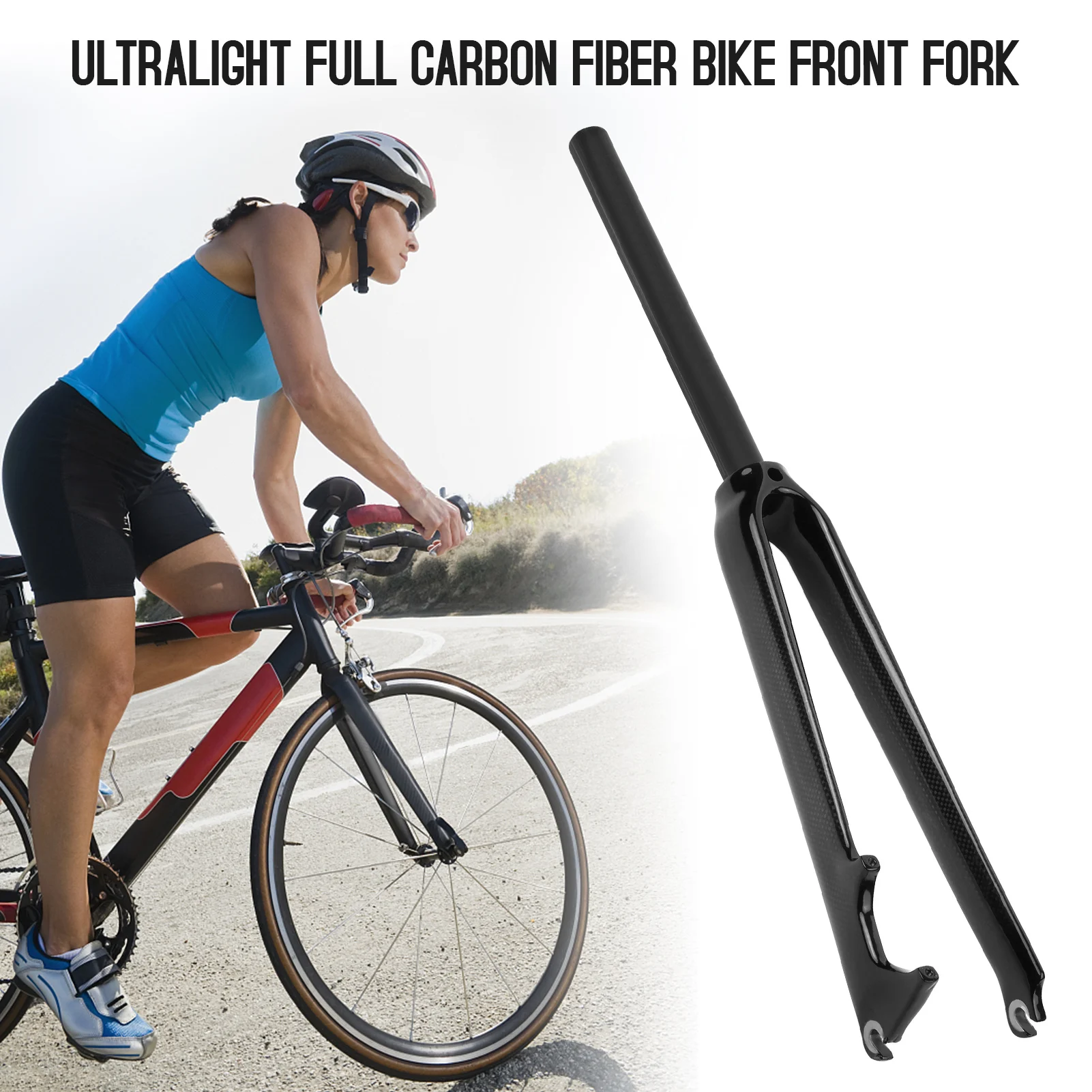 Ultralight-Full-Carbon-Fiber-Bike-Front-Fork-700C-Road-Bicycle-Fork ...