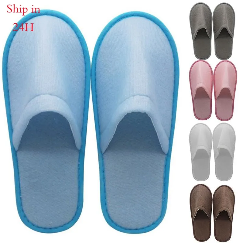1Pair-Simple-Home-Slipper-Men-Women-Travel-Spa-Portable-Folding ...