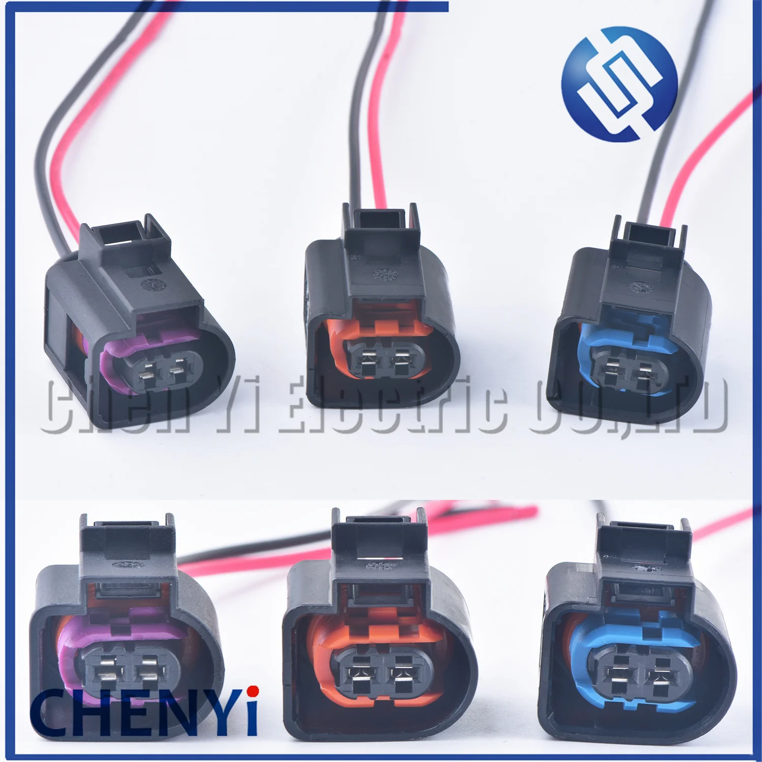 Conector automotriz impermeable de 2 pines para inyector de combustible ...