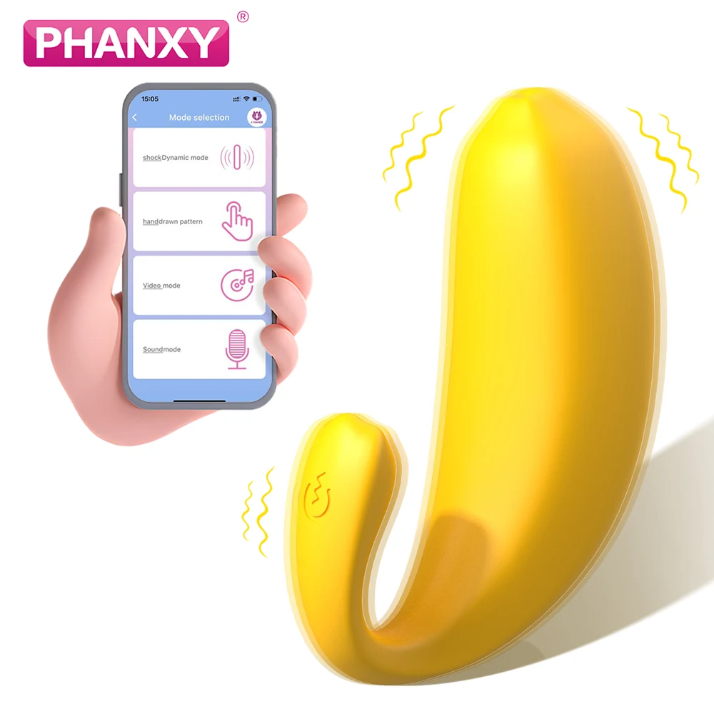 Phanxy 9 Speed App Controlled Vaginal Vibrators G Spot Dildo For Women