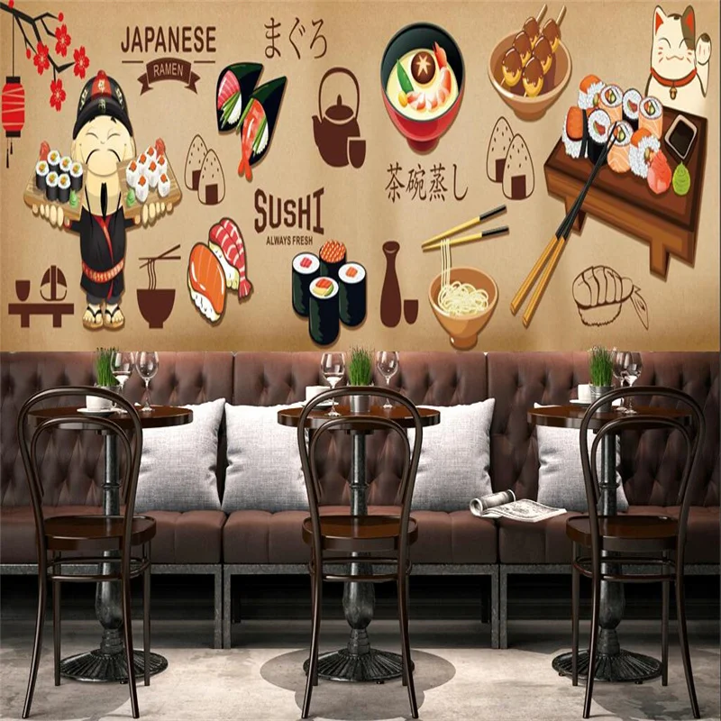 Japanese Food Background Cartoon