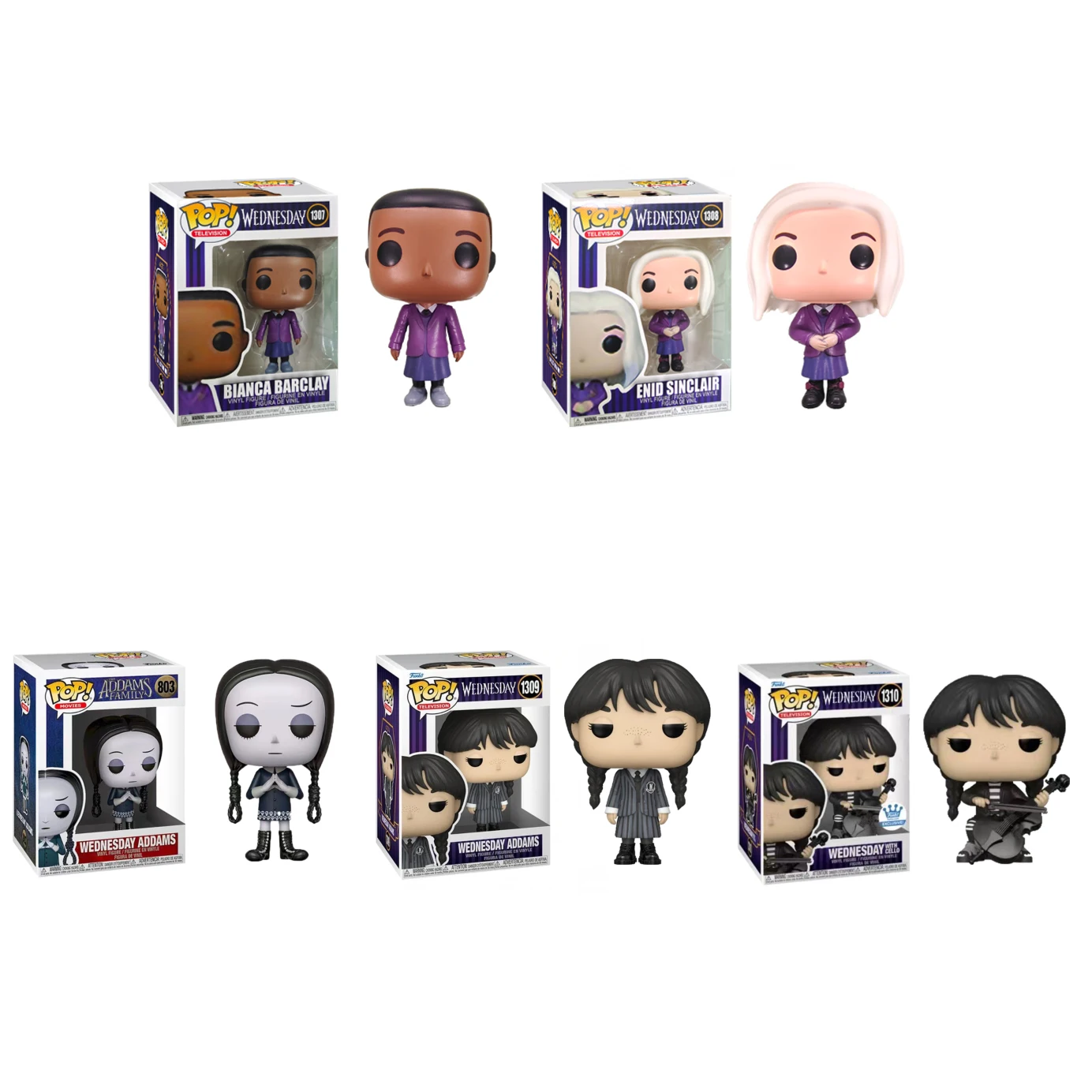 New-POP-Wednesday-Addams-Figure-Adams-Anime-With-Figures-Model-PVC ...