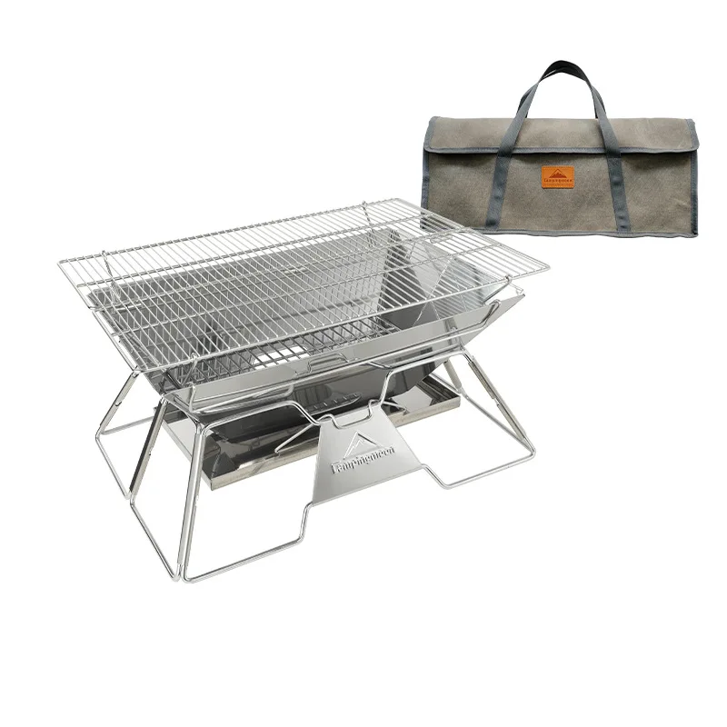 Large Portable Folding BBQ Grill Stove Campingmoon MT-3 4-5 Person ...