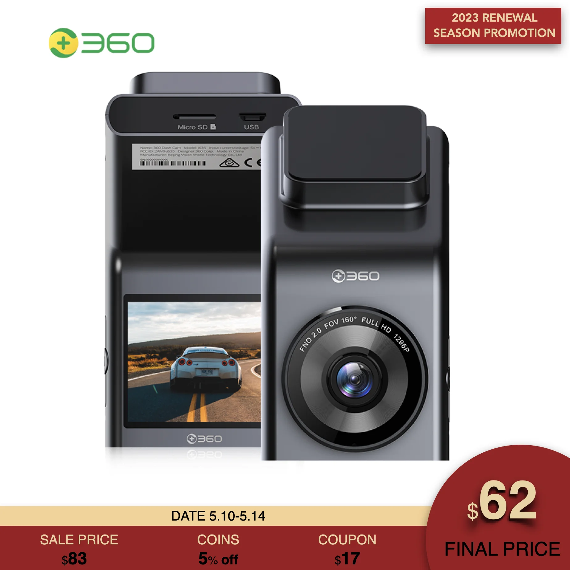 360 Camera Car Wifi Record | 360 Vision Car Camera | Dash 360 ...