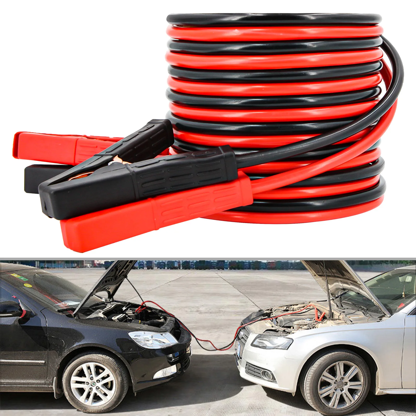 4M-2000A-Car-Battery-Jump-Lead-Booster-Cables-Jumper-Cable-Van-Truck ...