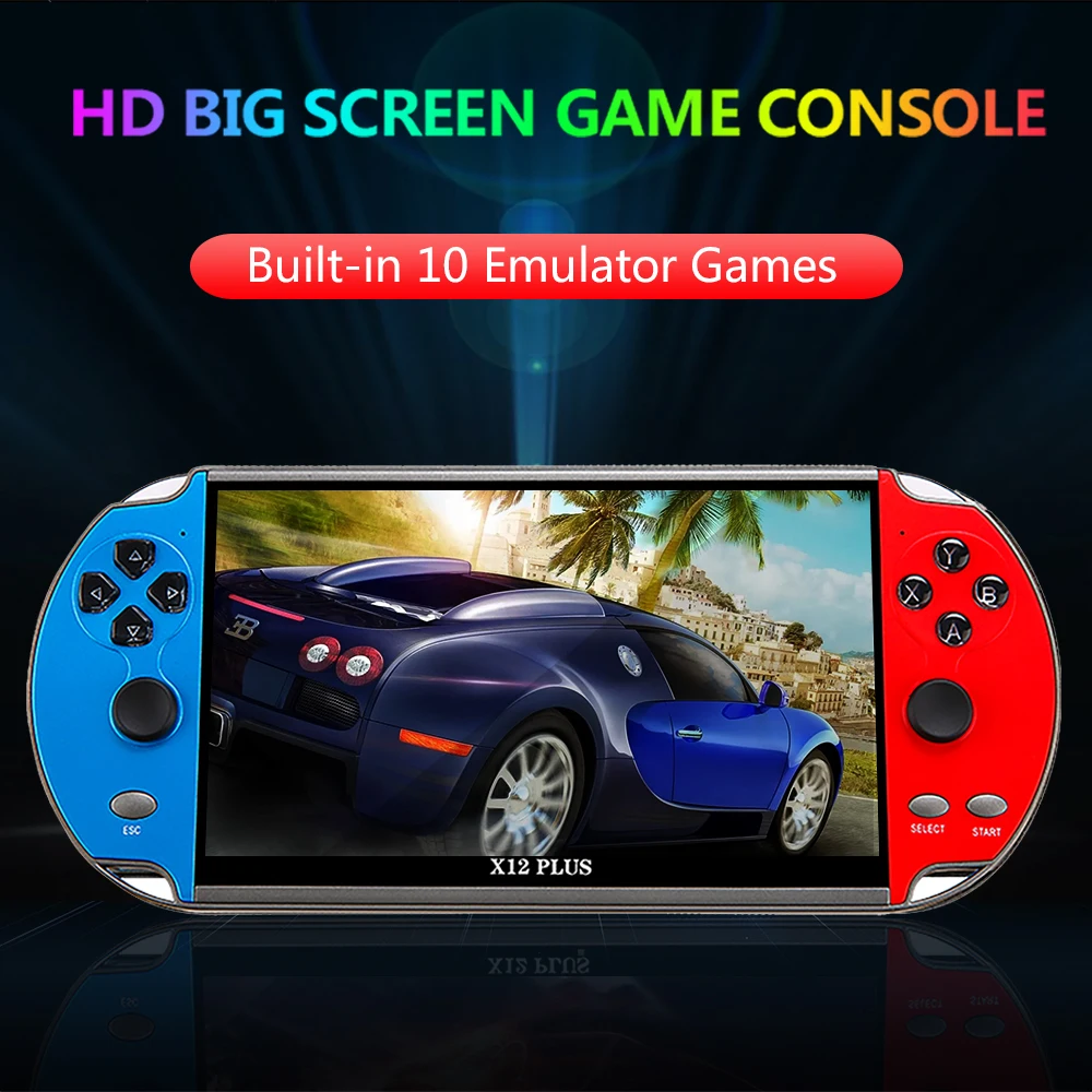 X7/x12 Plus Video Game Console Portable Handheld Retro Game Console In ...