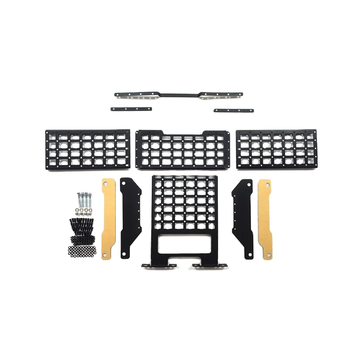 New Design Car Aluminum Roof Rack Black Cargo Overhead Molle Panel ...