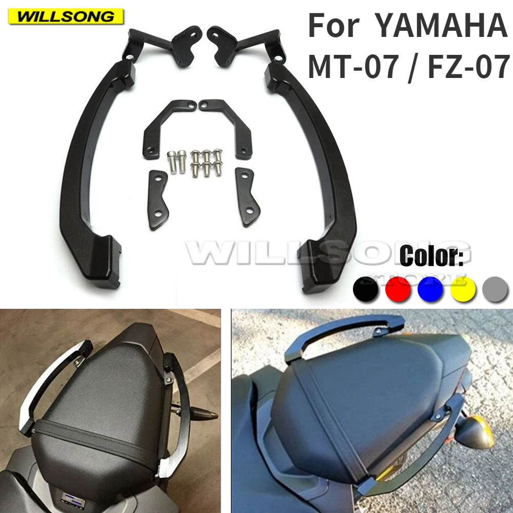 For-YAMAHA-MT07-FZ07-2014-2017-Passenger-Rear-Seat-Grab-Bar-Handle ...