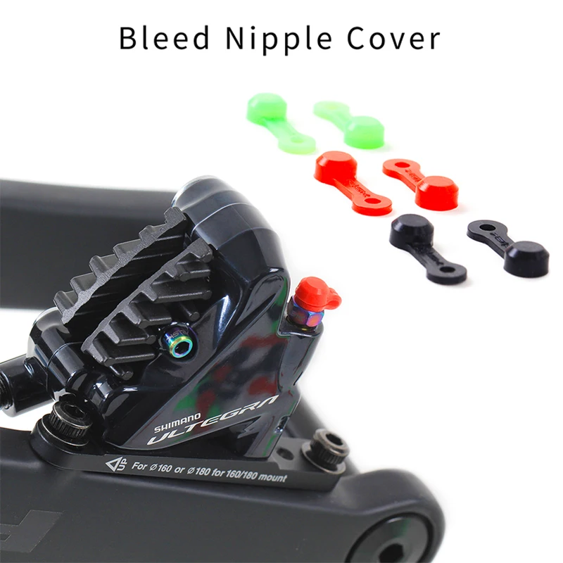 10-Pcs-Bike-Brake-Caliper-Bleeder-Screw-Cap-Pump-Dust-Cover-Rubber-Dust ...