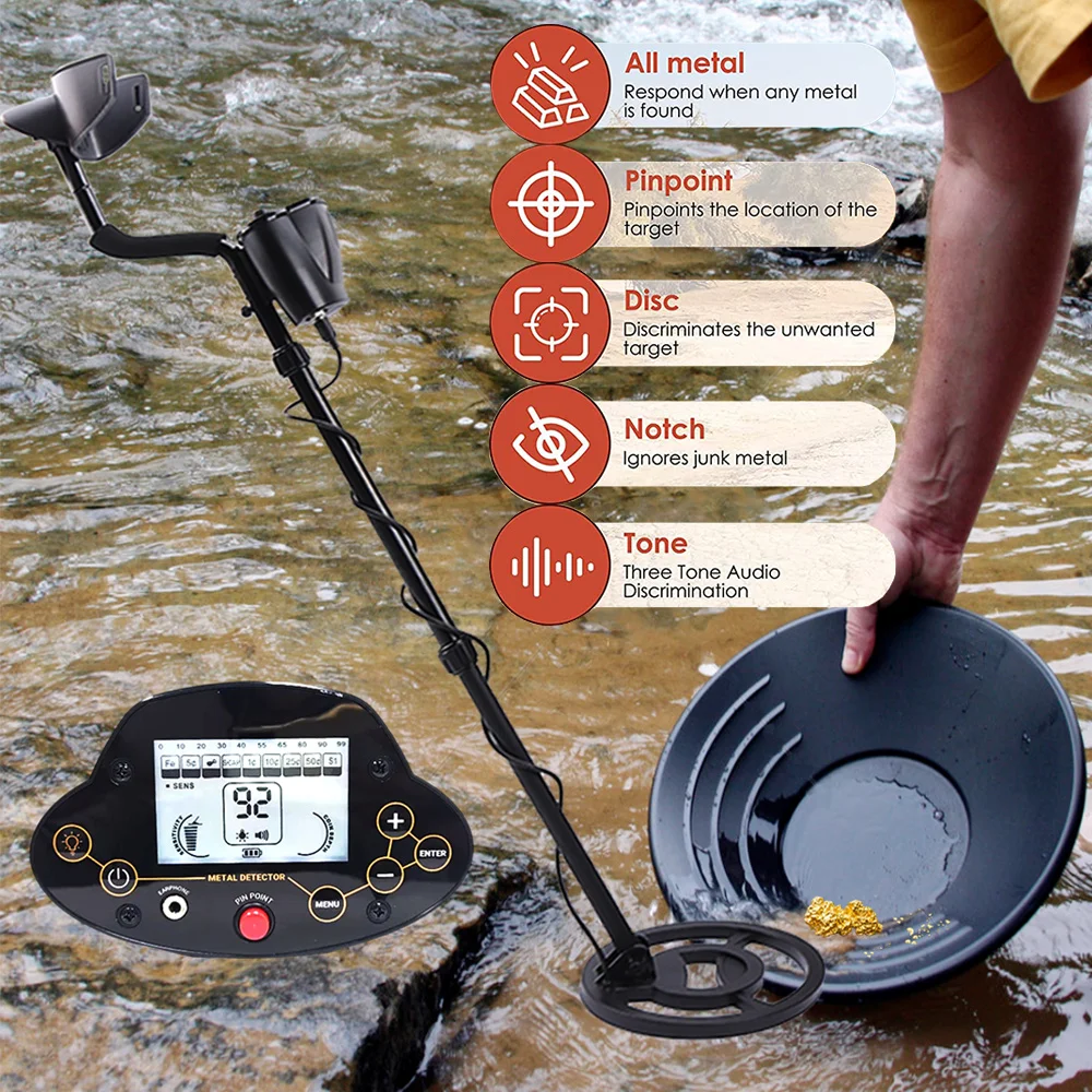 MD-5040-Gold-Metal-Detector-Underground-8-Fully-Waterproof-Search-Coil ...