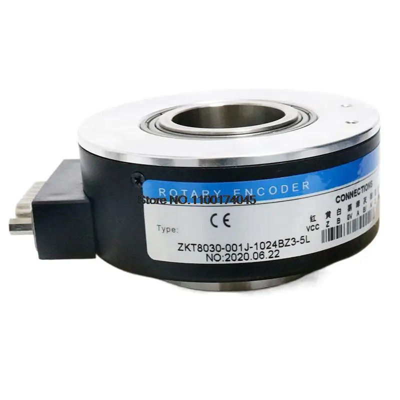 Hollow-Shaft-Rotary-Encoder-8030-ZKT8020-Rotary-Optic-Encoder-Speed ...