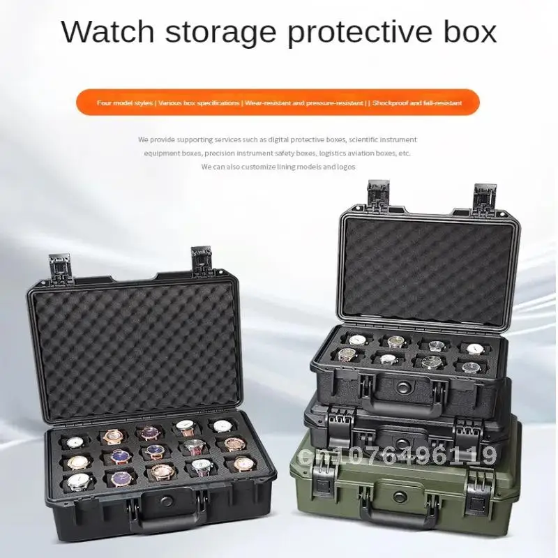 2/6/8/16/20 Slot Plastic Watch Box Safety Equipment Case Portable Tool ...