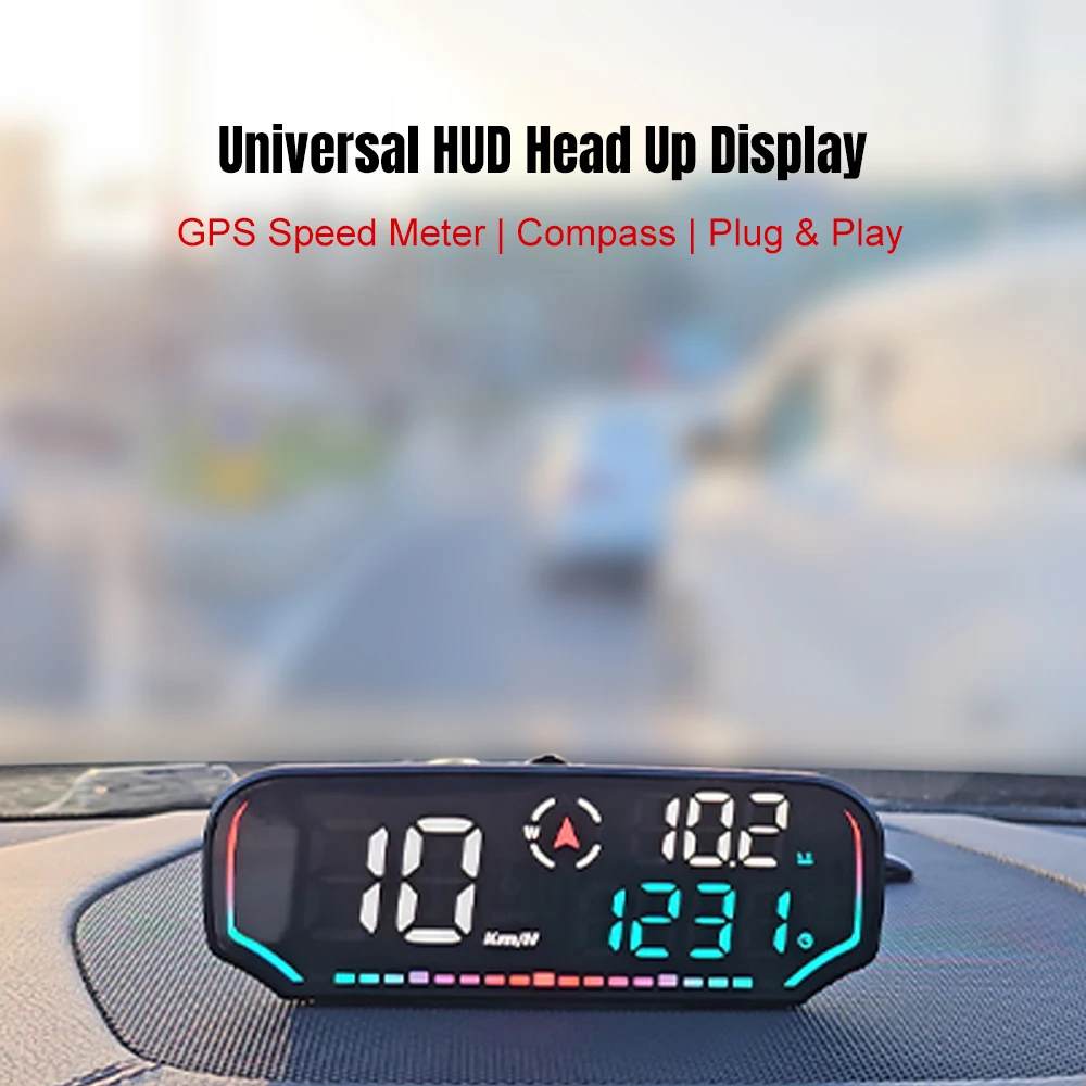 Car-Hud-Head-Up-Display-Digital-Car-GPS-Speedometer-Universal-Digital ...