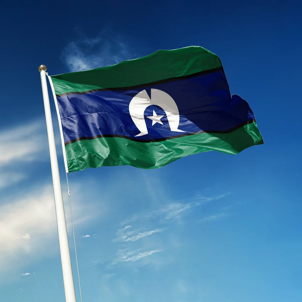 3x5 Ft Torres Strait Islander Flag Vivid Color and Fade proof Canvas ...