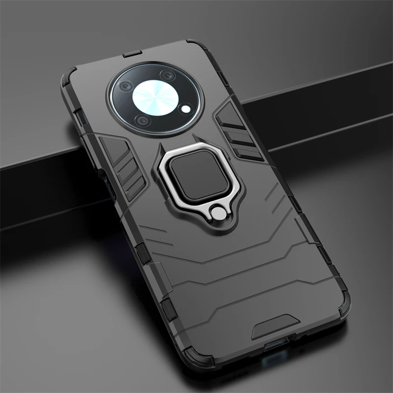 For Huawei Nova Y90 Case Armor PC Magnetic Suction Stand Full Cover For ...