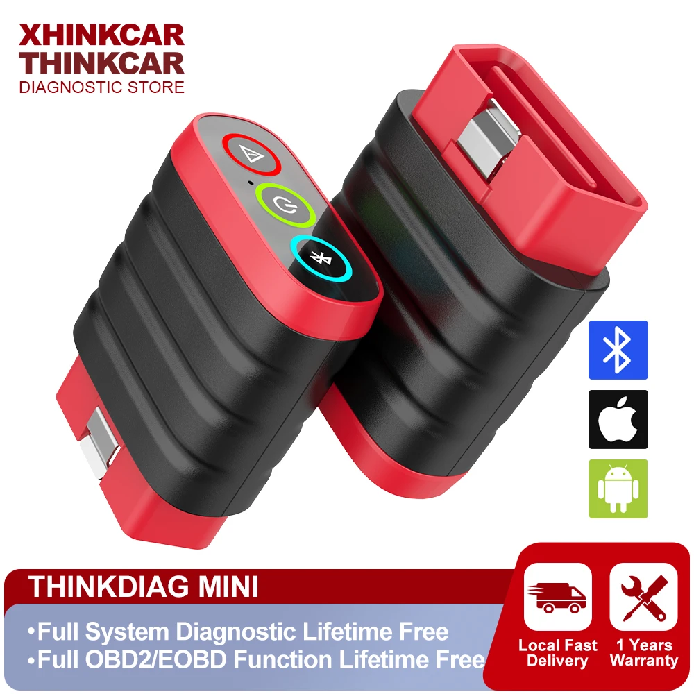THINKCAR THINKDIAG 미니 Obd2 스캐너 자동 전체 Obd 2 기능 시스템 진단 도구, 자동차 진단 코드 리더 ...