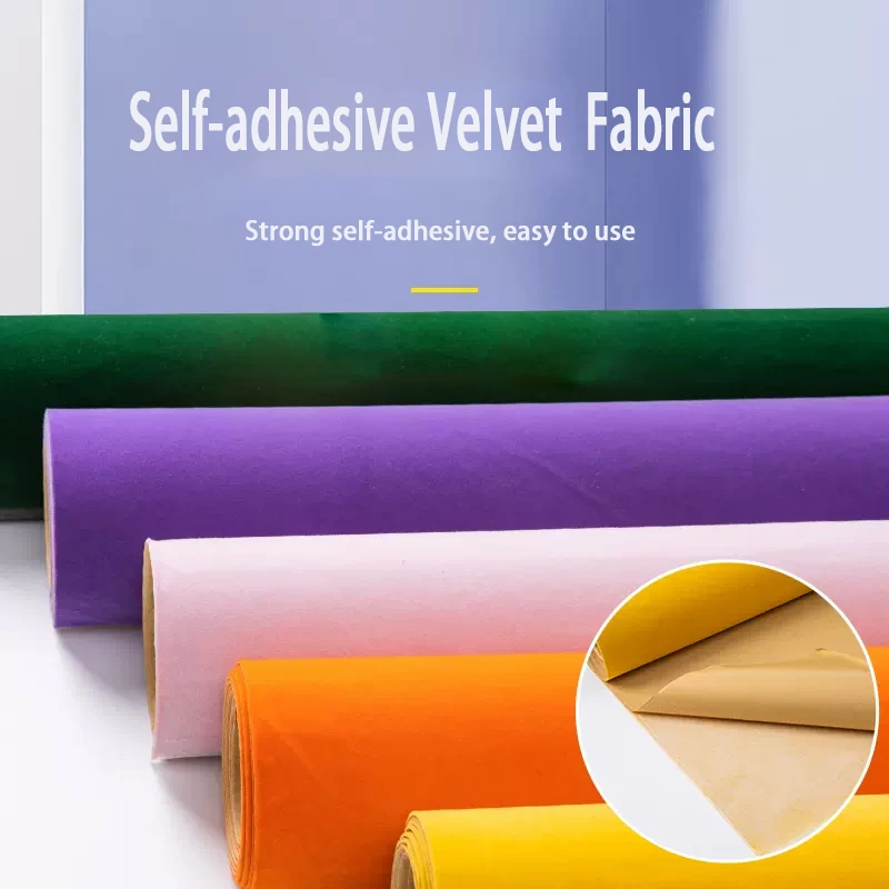 Self Adhesive Velvet Flocking Liner DIY Jewelry Gift Box Packaging ...