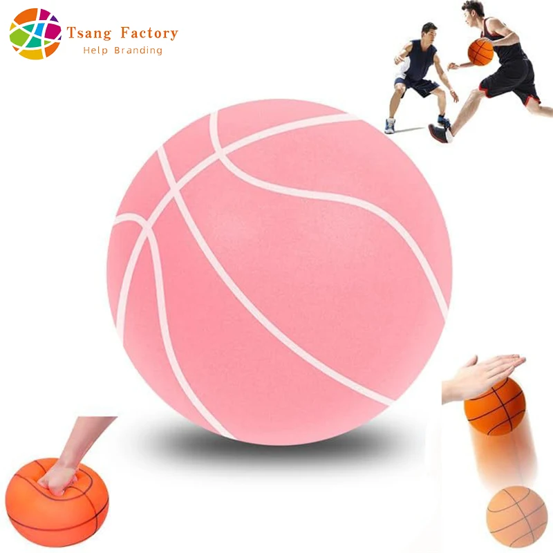 Indoor-Silent-Basketball-No-Noise-Training-Sports-Balls-PU-Foam ...