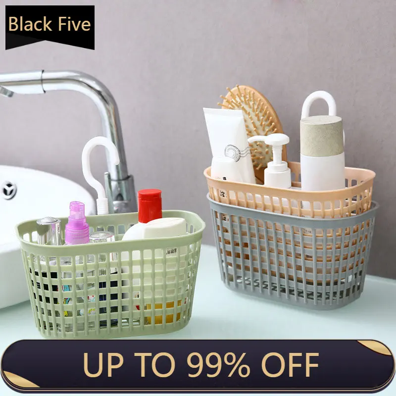 Sundries Hanging Basket Storage Drain Bag Basket Bath Storage Sink ...