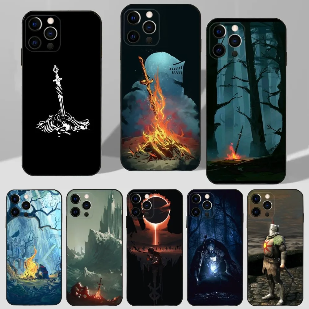 Game D-Dark S-Souls Phone Case For iPhone 16,15,14,13,12,11 Plus,Pro ...