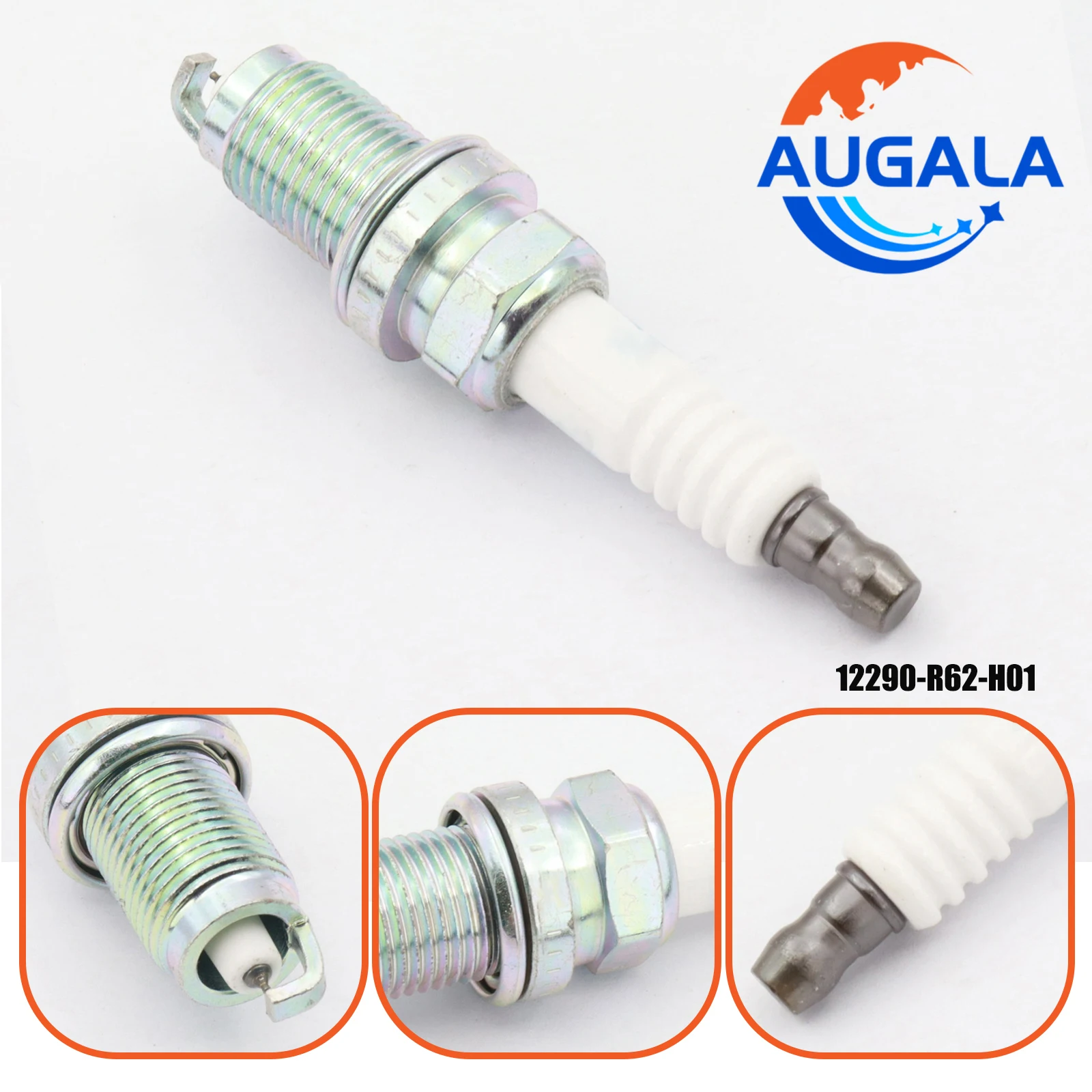 AUGALA-Iridium-Spark-Plug-12290-R62-H01-IZFR6K11NS-For-Honda-Accord ...