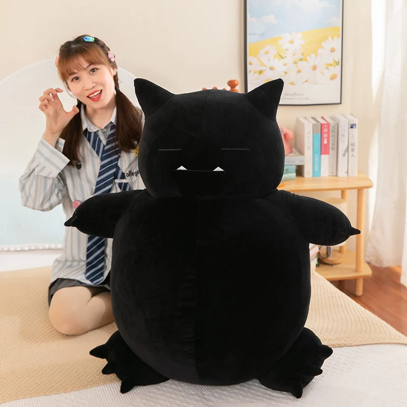35-45-65cm-Black-Snorlax-Plush-Pokemon-Plush-Toys-Big-Size-Kawaii-Soft ...