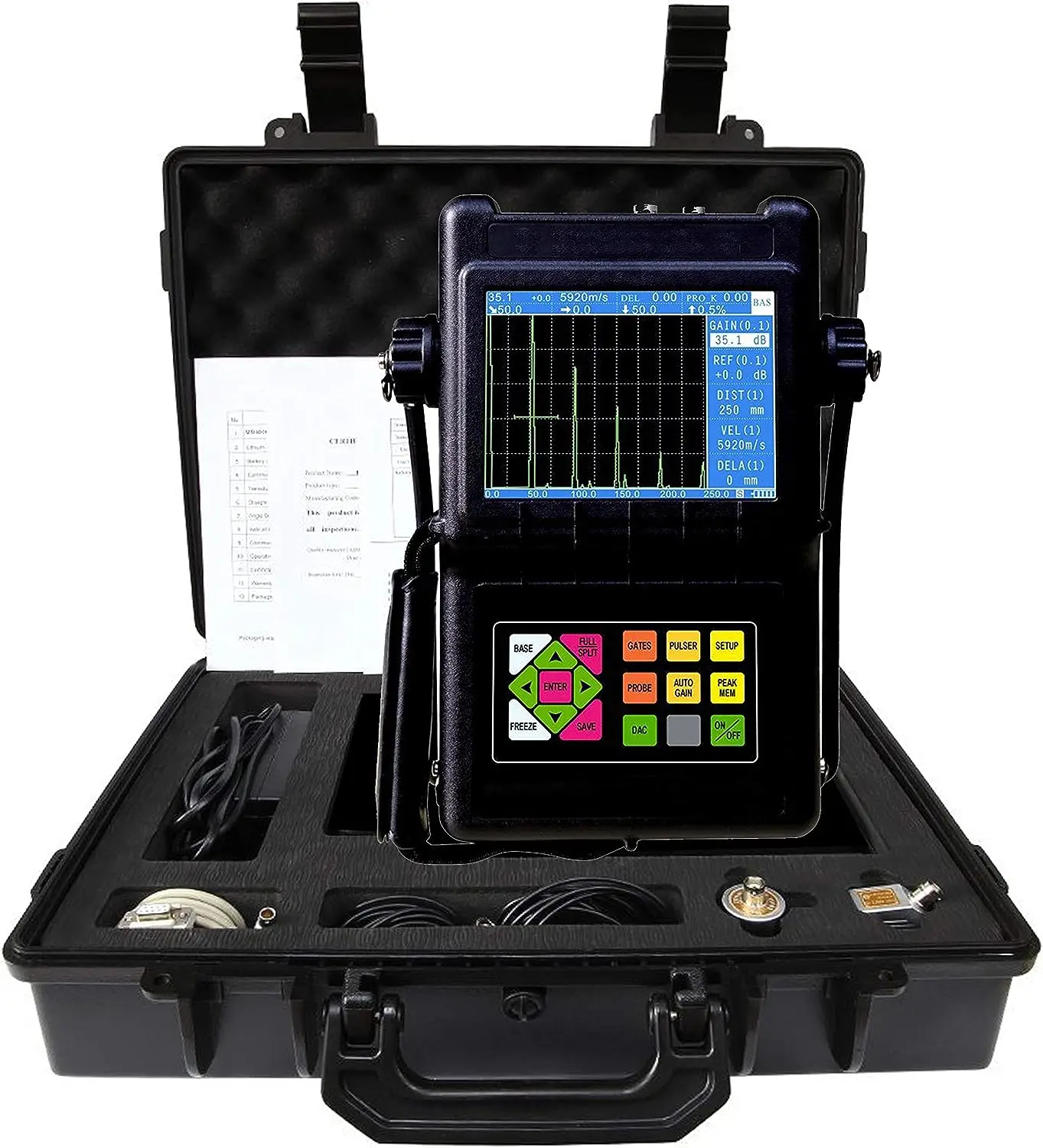 Portable-Digital-Ultrasonic-Flaw-Detector-Defectoscope-with-changeable ...