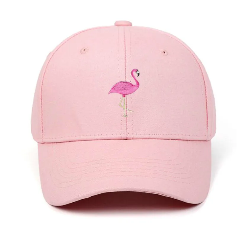 22-Flamingo baseball cap hip hop embroidery - Anayat Shop