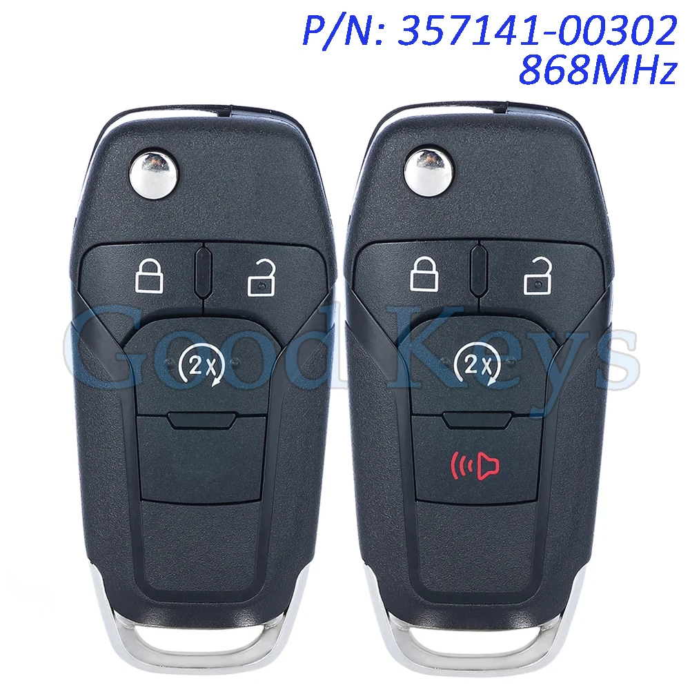 357141-00302-868MHz-Remote-Key-Fob-for-Ford-F-150-F-250-Mondeo-Fusion ...