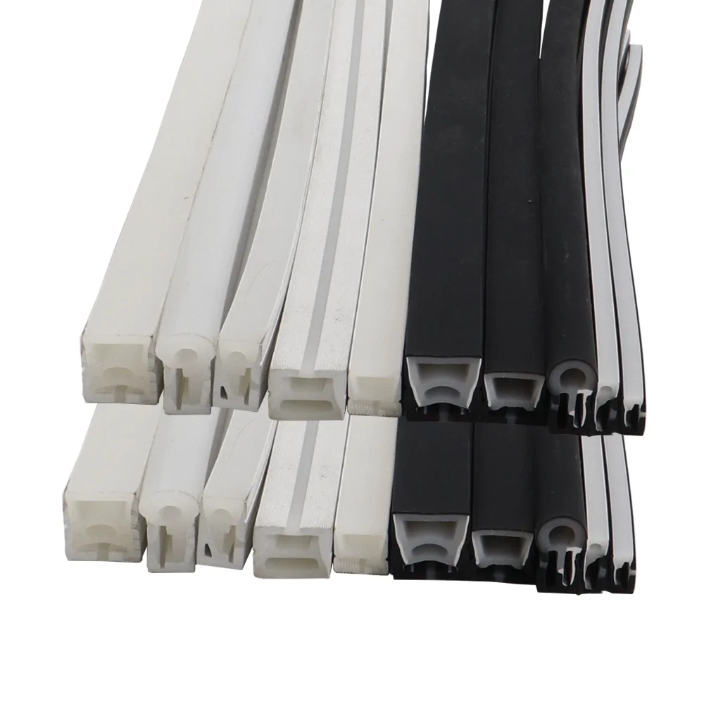 LED-flexible-silicone-tube-waterproof-shaped-linear-light-strips-groove ...