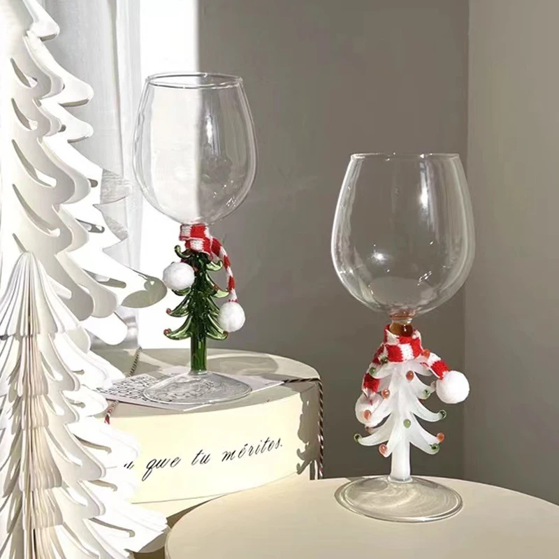 Ins-360ml-Christmas-Tree-Cocktail-Whisky-Champagne-Glass-Heat-Resistant ...