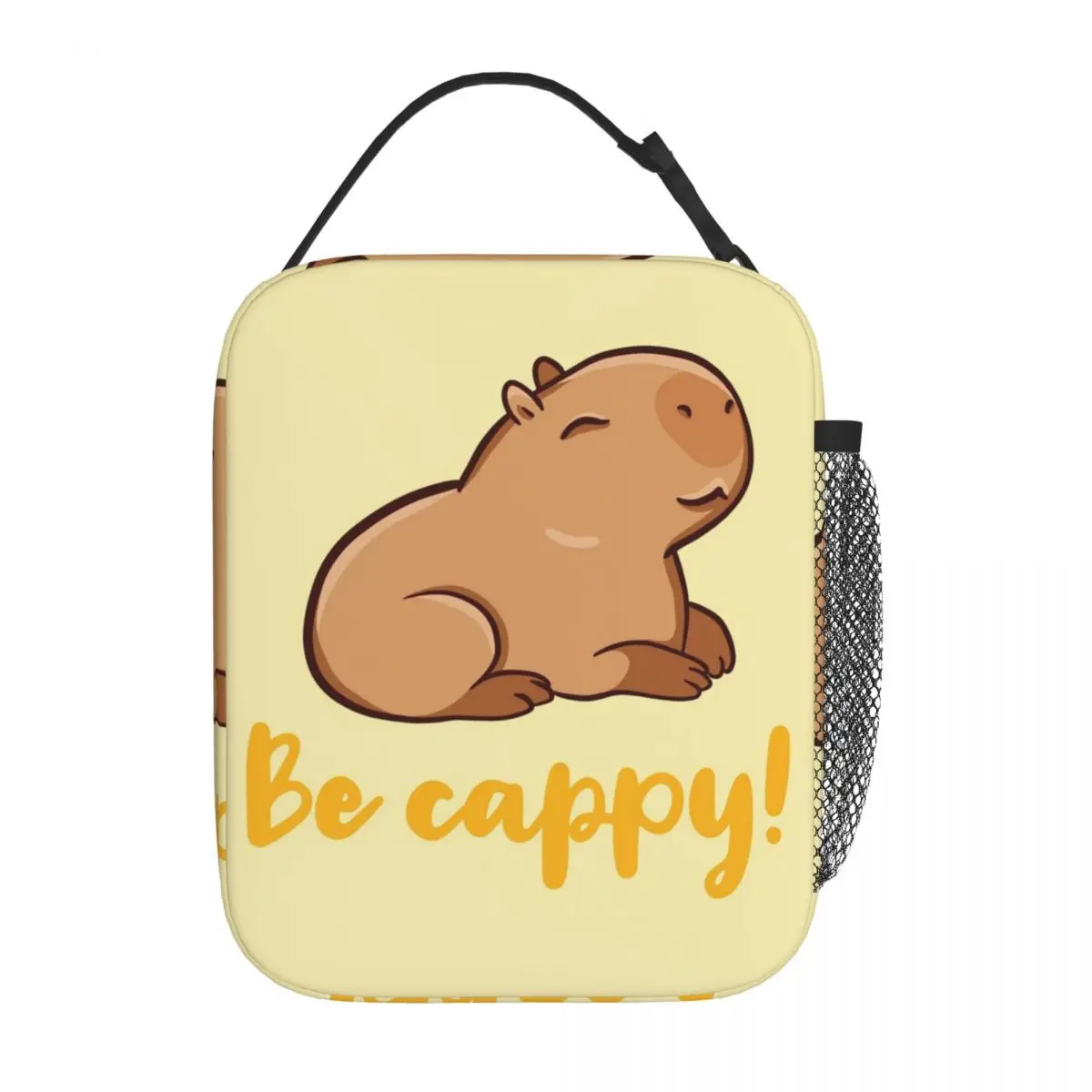 Cute-Happy-Capybara-Accessories-Insulated-Lunch-Bag-for-Children-School ...