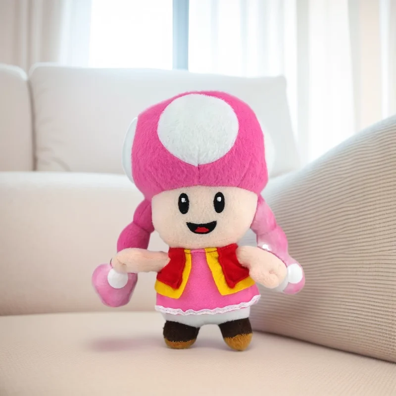 Peluche de 6 pulgadas de Super Mario Bros. Wonder Mushroom Toad ...