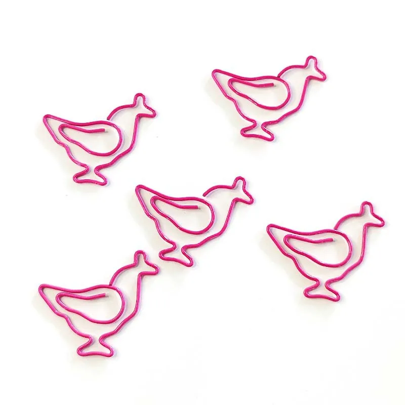 Rose-Chicken-Paper-Clips-Metal-Paper-Clips-Decorative-Cute-Animal ...