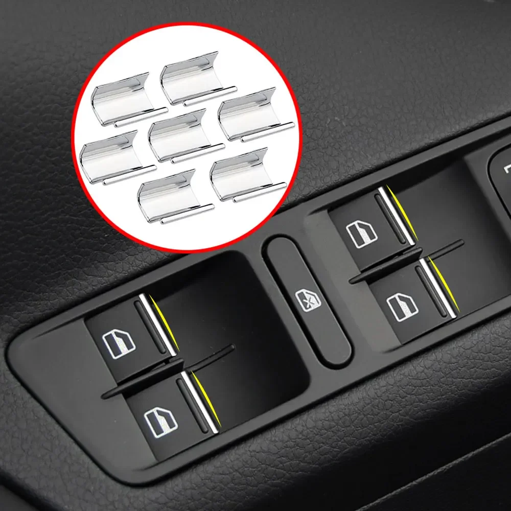 7Pcs-Car-Window-Lift-Button-Sequin-Sticker-for-Volkswagen-VW-Golf-7-MK7 ...