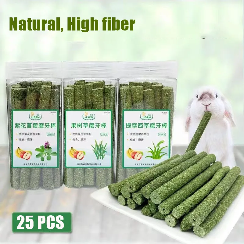 Pets Chewing Toys Carrot Timothy Hay Molar Sticks for Rabbits Guinea ...