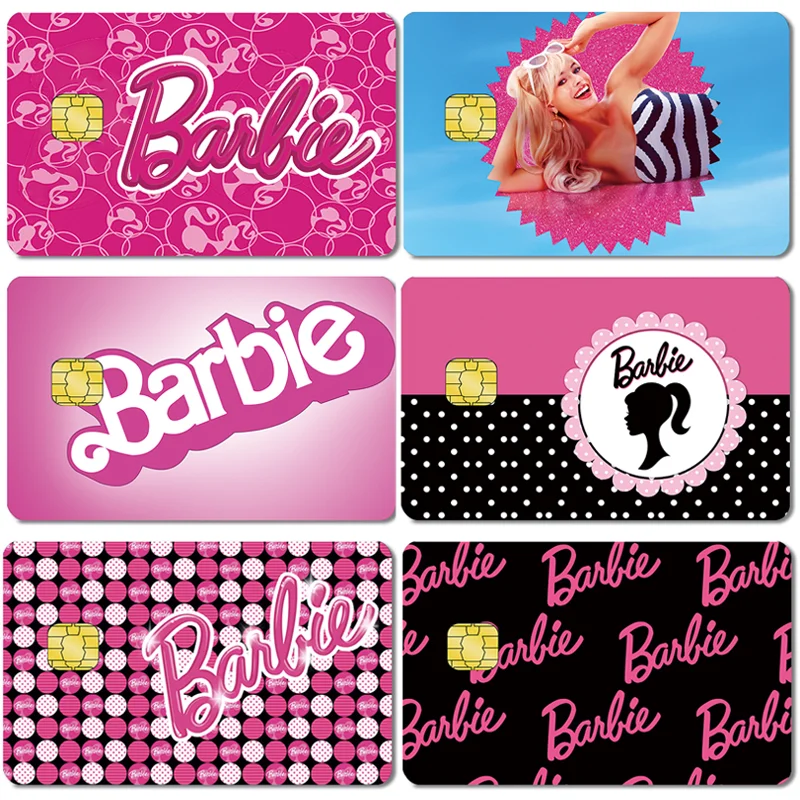 Miniso-Barbie-Pink-Girl-Princess-Film-Tape-Skin-for-Bank-Credit-Card ...